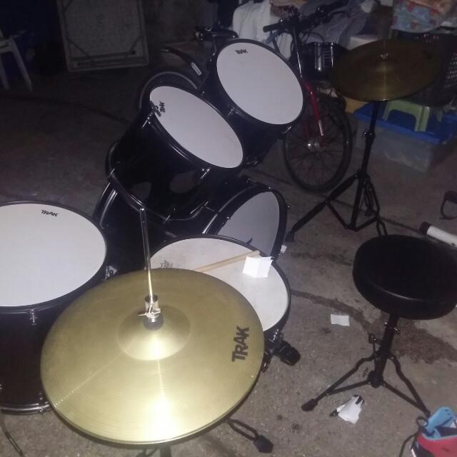 Trak Drum Set, Hobbies & Toys, Music & Media, Musical Instruments on ...