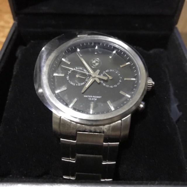 BMW Watch Mens day Date Black Watch, Mobile Phones & Gadgets, Wearables ...