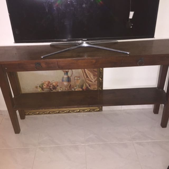 Vintage Wall Display Table, Furniture & Home Living, Furniture, Tables ...