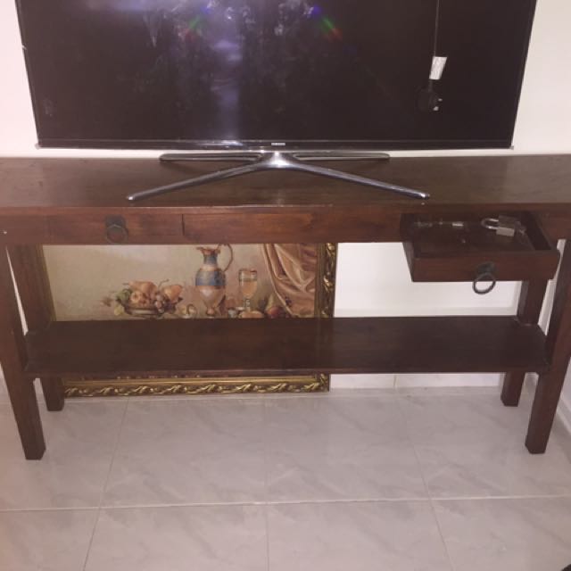 Vintage Wall Display Table, Furniture & Home Living, Furniture, Tables ...