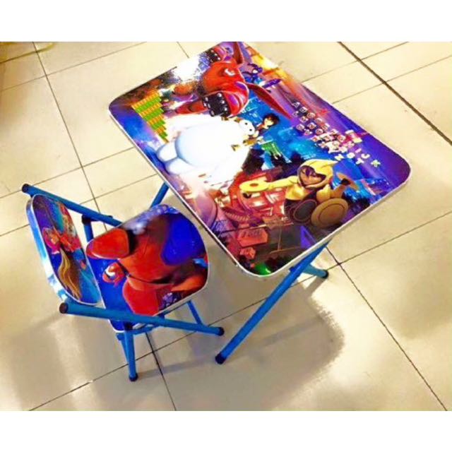 Baymax Of Big Hero Table & Chair, Babies & Kids, Baby Nursery & Kids ...