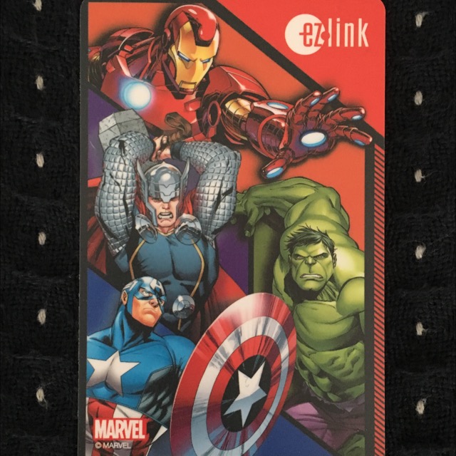 Limited Edition Marvel Avengers Ezlink Card (Design 2), Everything Else ...