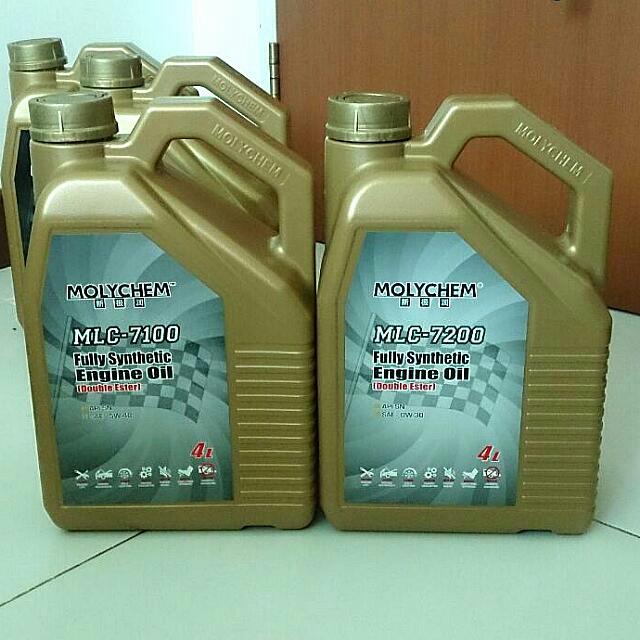 MOLYCHEM ENGINE OIL (SILVER LABEL), Car Accessories on Carousell