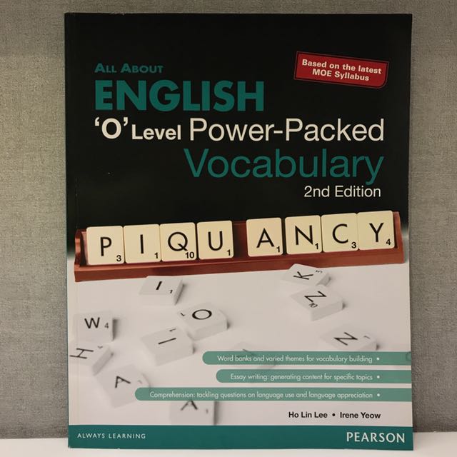 Pearson All About English O Level Power-Packed Vocabulary, Hobbies ...