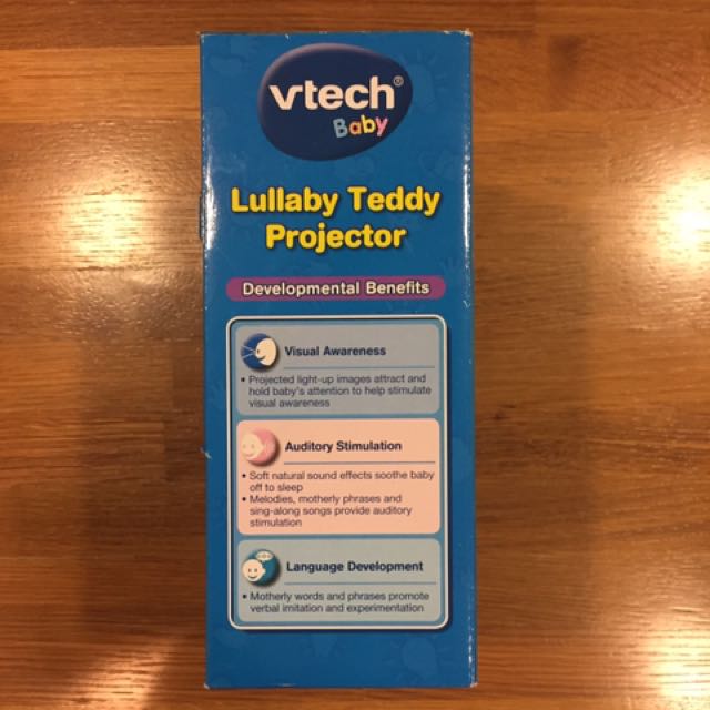 Vtech Baby Lullaby Bear Crib Projector, Babies & Kids, Infant Playtime ...