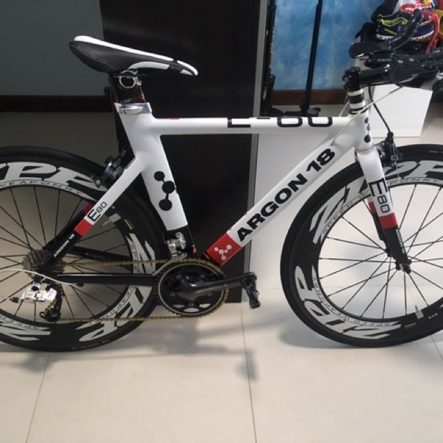 Argon 18 E-80 Bike for Tri, Sports Equipment, Bicycles & Parts, Bicycles on Carousell