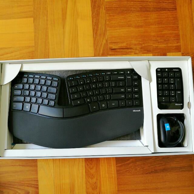 Ergonomic Keyboard And Mouse Set, Computers & Tech, Parts & Accessories ...