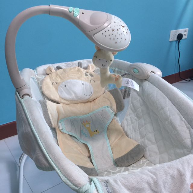Ingenuity Moonlight Rocking Sleeper - Cuddle giraffe, Babies & Kids ...