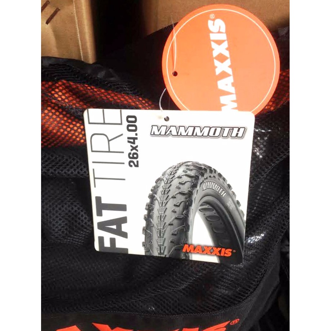 Maxxis Mammoth Fat Bike Tyre Folding, Sports Equipment, Bicycles ...