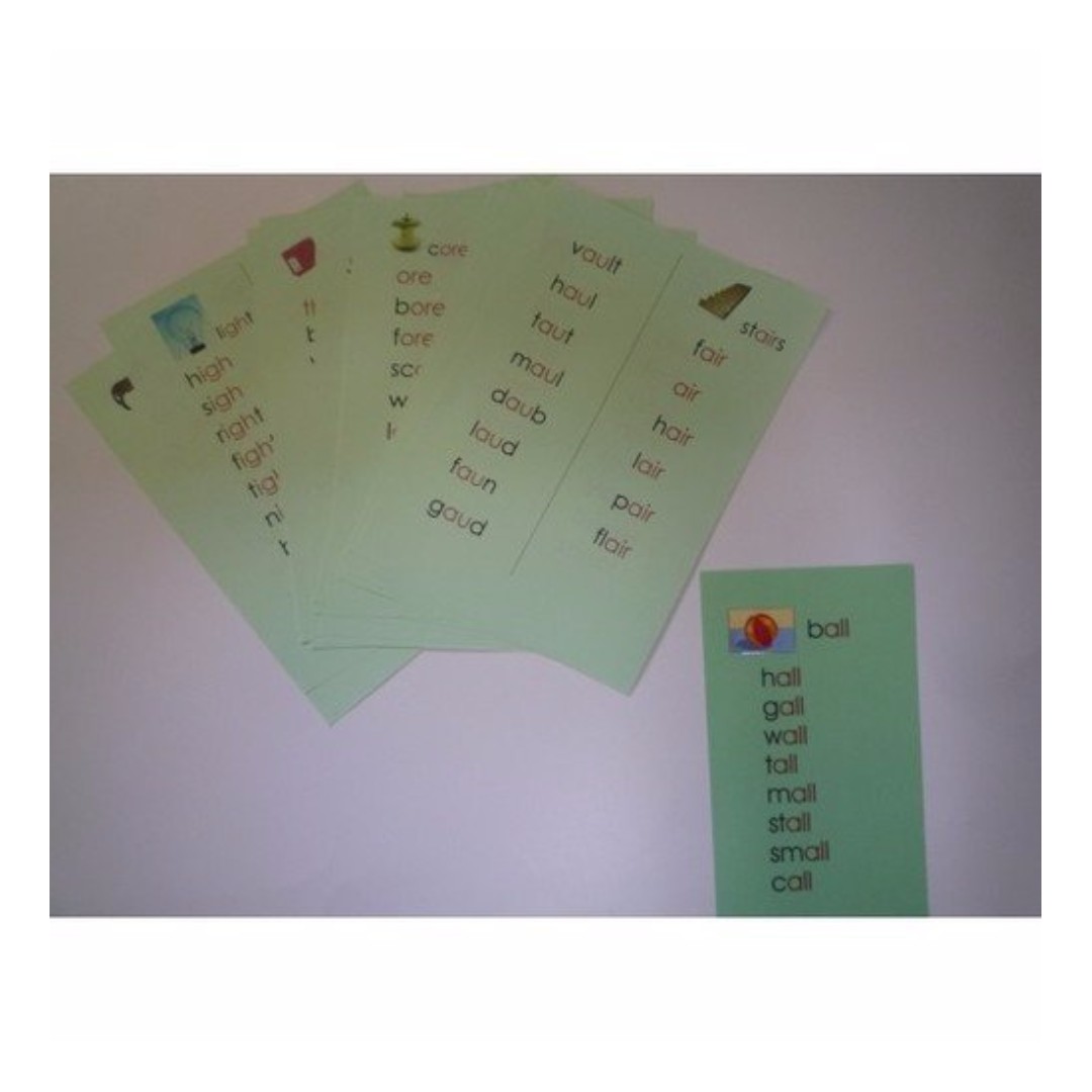 MONTESSORI GREEN SCHEME - PHONICS - PHONOGRAM - WORD LISTS, Hobbies ...