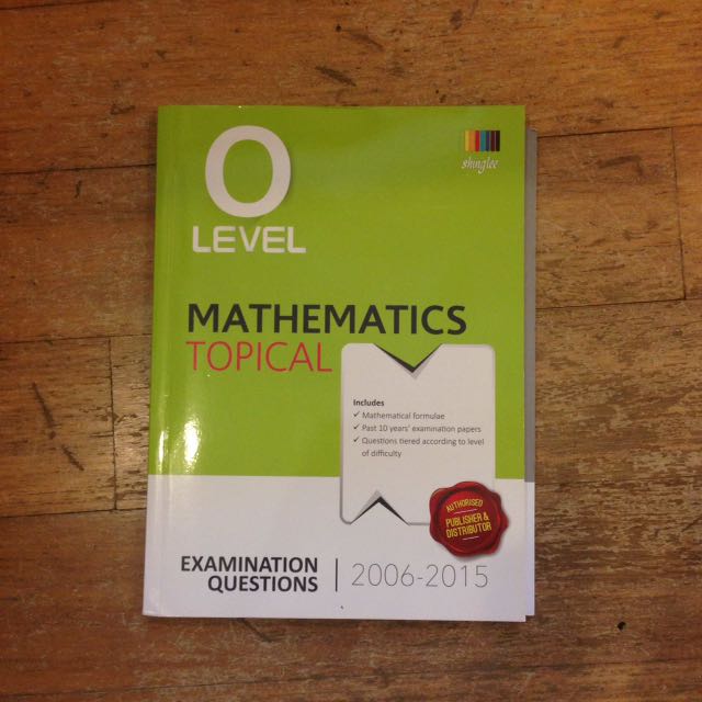 O Levels E Maths Topical Practice Book, Hobbies & Toys, Books ...