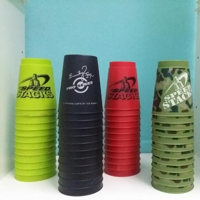 Speed Stacks (Cup Stacking Cups), Hobbies & Toys, Toys & Games on Carousell