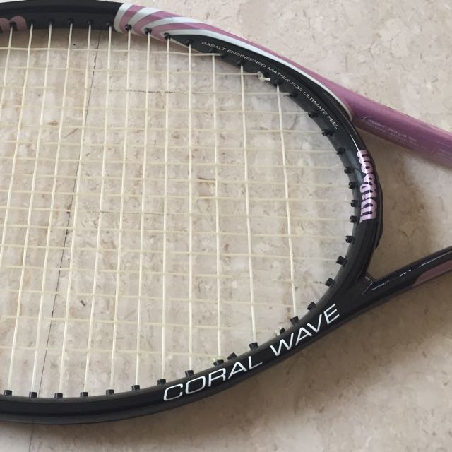 Wilson Coral Wave BLX 105(F), Sports Equipment, Sports & Games, Racket ...