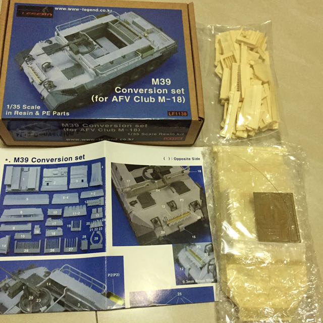 1/35 M39 Conversion Set ( For AFV Club M-18) Legend, Hobbies & Toys ...