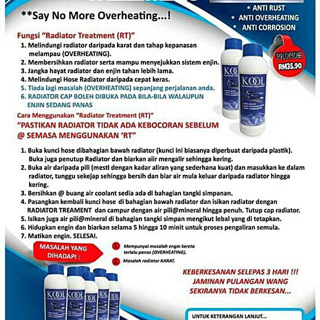 Kool Radiator Treatment, Auto Accessories on Carousell