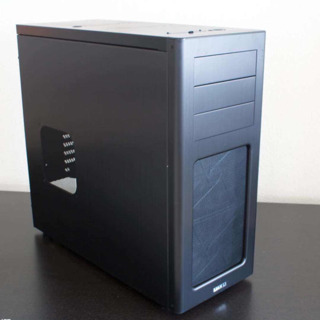 Lian-Li Case PC-7HX Mid tower chassis ATX Aluminum USB Black, Computers ...