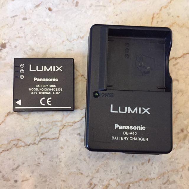 Panasonic Battery Charger DE-A40 & Battery Pack DMW-BCE10E, Photography, Photography Accessories ...