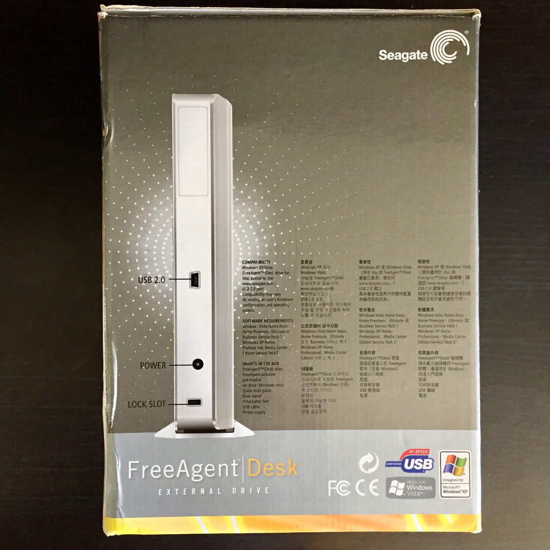 Seagate FreeAgent Desk External Drive 1.5 TB USB 2.0, Computers & Tech ...