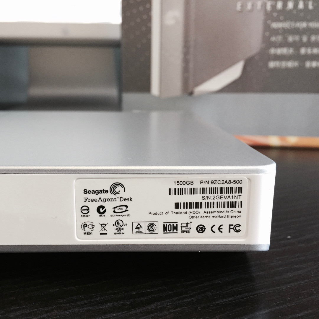 Seagate FreeAgent Desk External Drive 1.5 TB USB 2.0, Computers & Tech ...