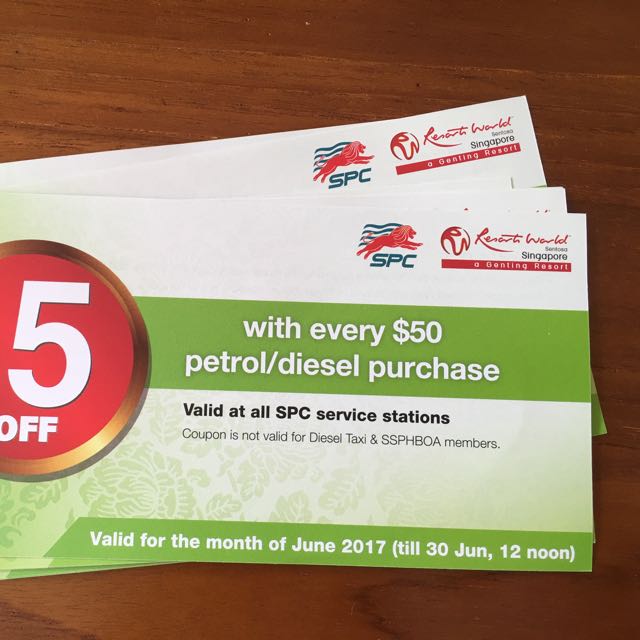 SPC Petrol Voucher BUY ONE GET ONE FREE, Tickets & Vouchers, Vouchers ...