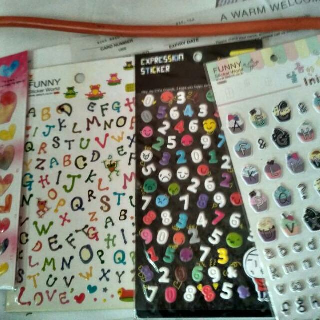 Stickers, Hobbies & Toys, Stationery & Craft, Craft Supplies & Tools on ...