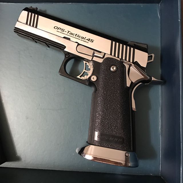 Tokyo Marui OPS Hi-Capa 4.3 Dual Stainless Custom GBB Pistol, 寵物用品, 寵物家品及其他 - Carousell