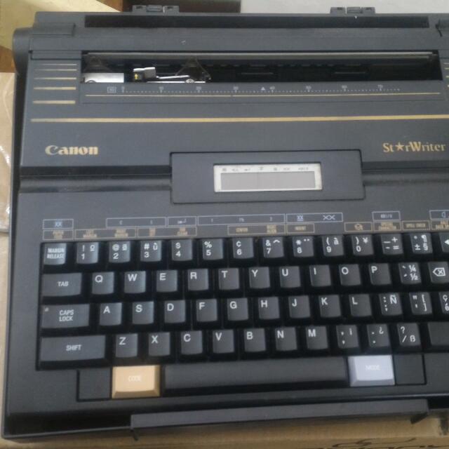 old edition vintage Typewriter mesin taip, Furniture & Home Living ...