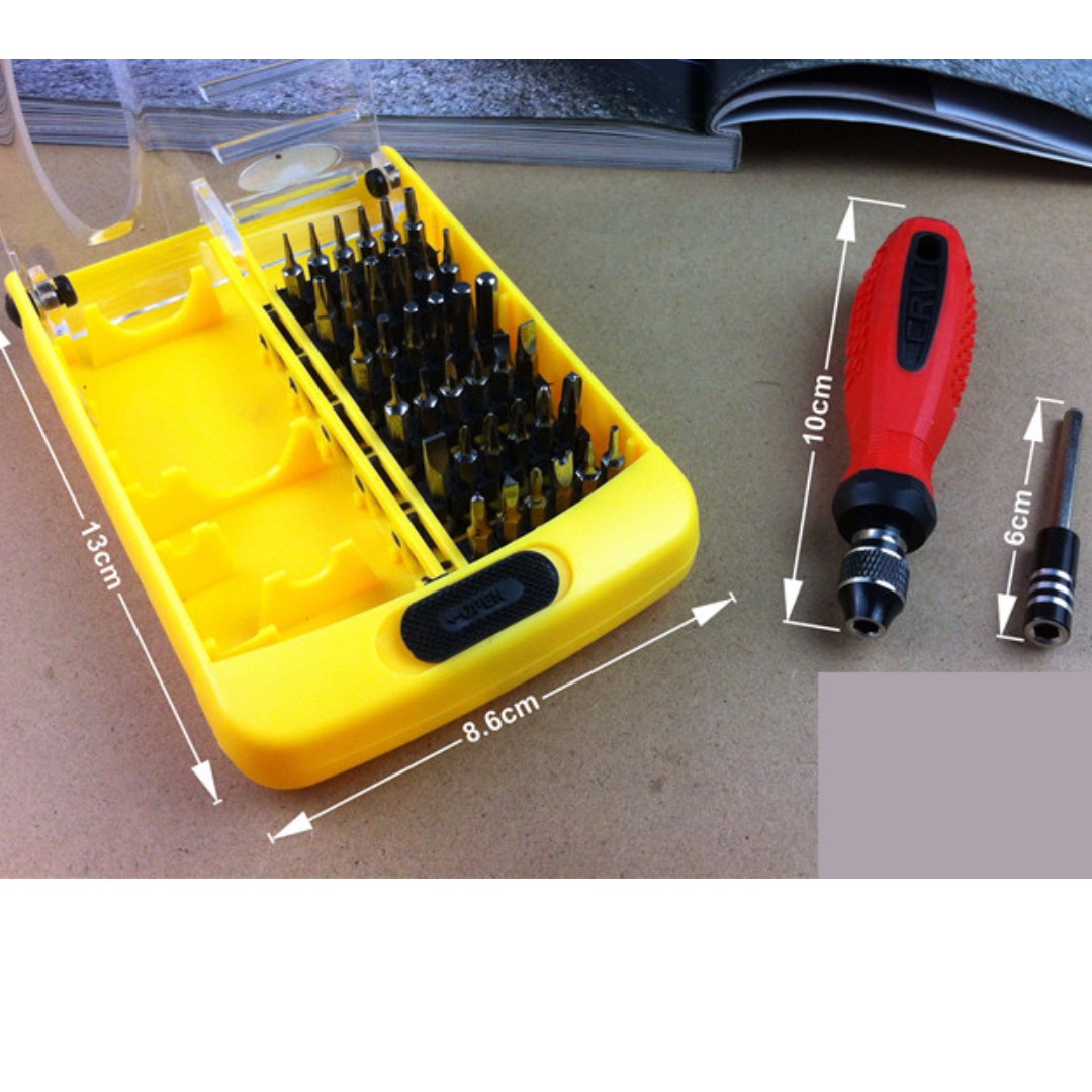 * Compact 38 in 1 Screw Driver Set (Interchangeable precise manual tool ...