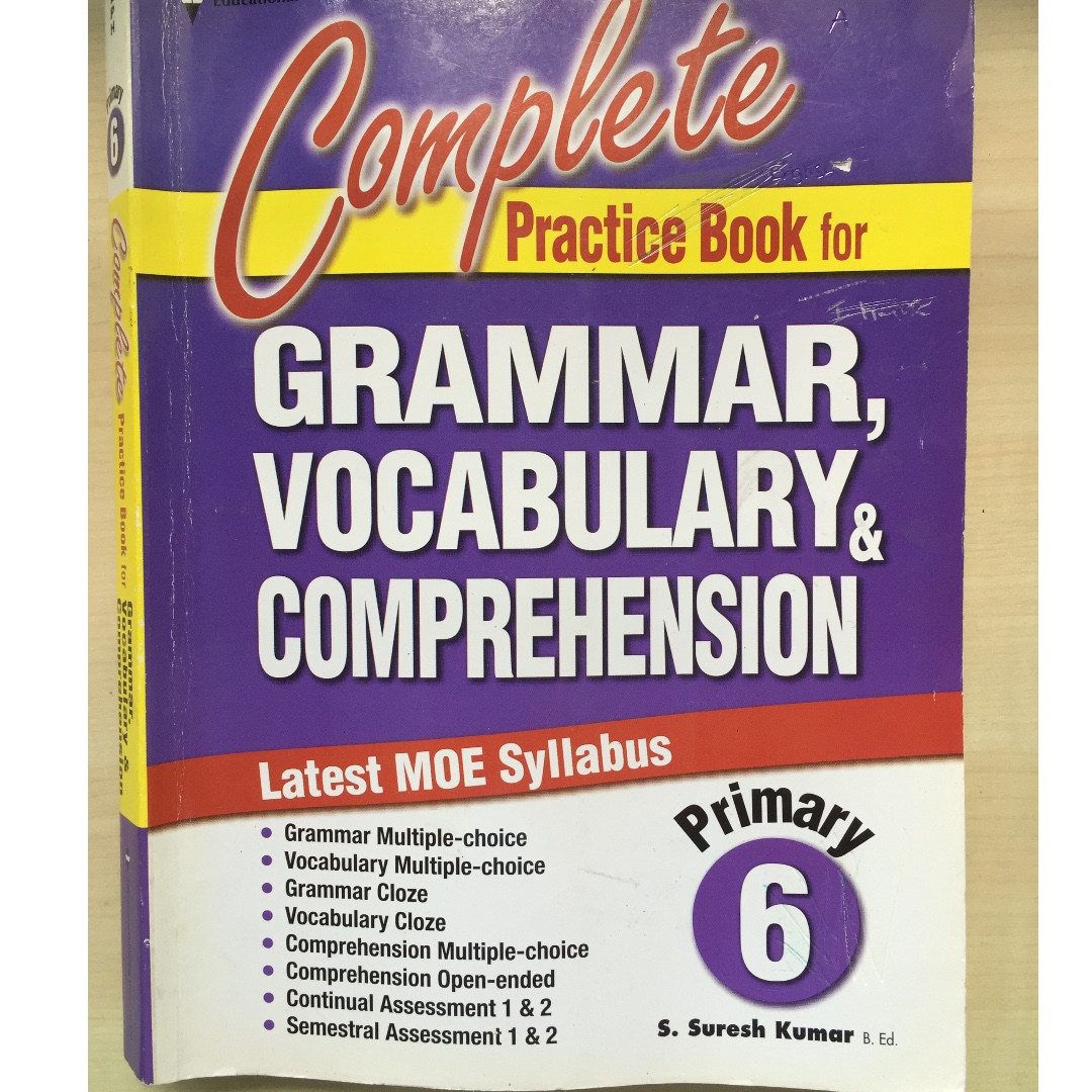 Complete Practice book for Grammar, Vocabulary, Comprehension - English ...