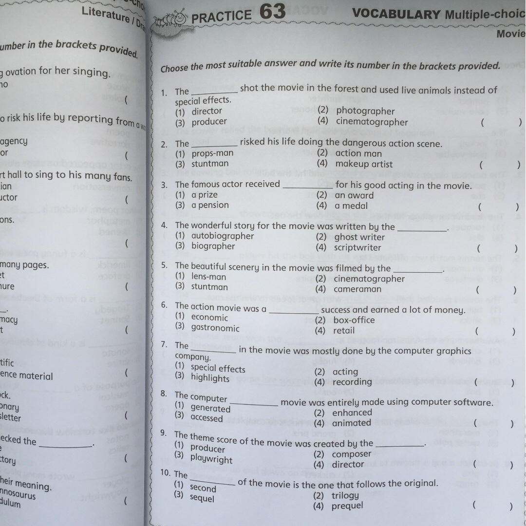 Complete Practice book for Grammar, Vocabulary, Comprehension - English ...