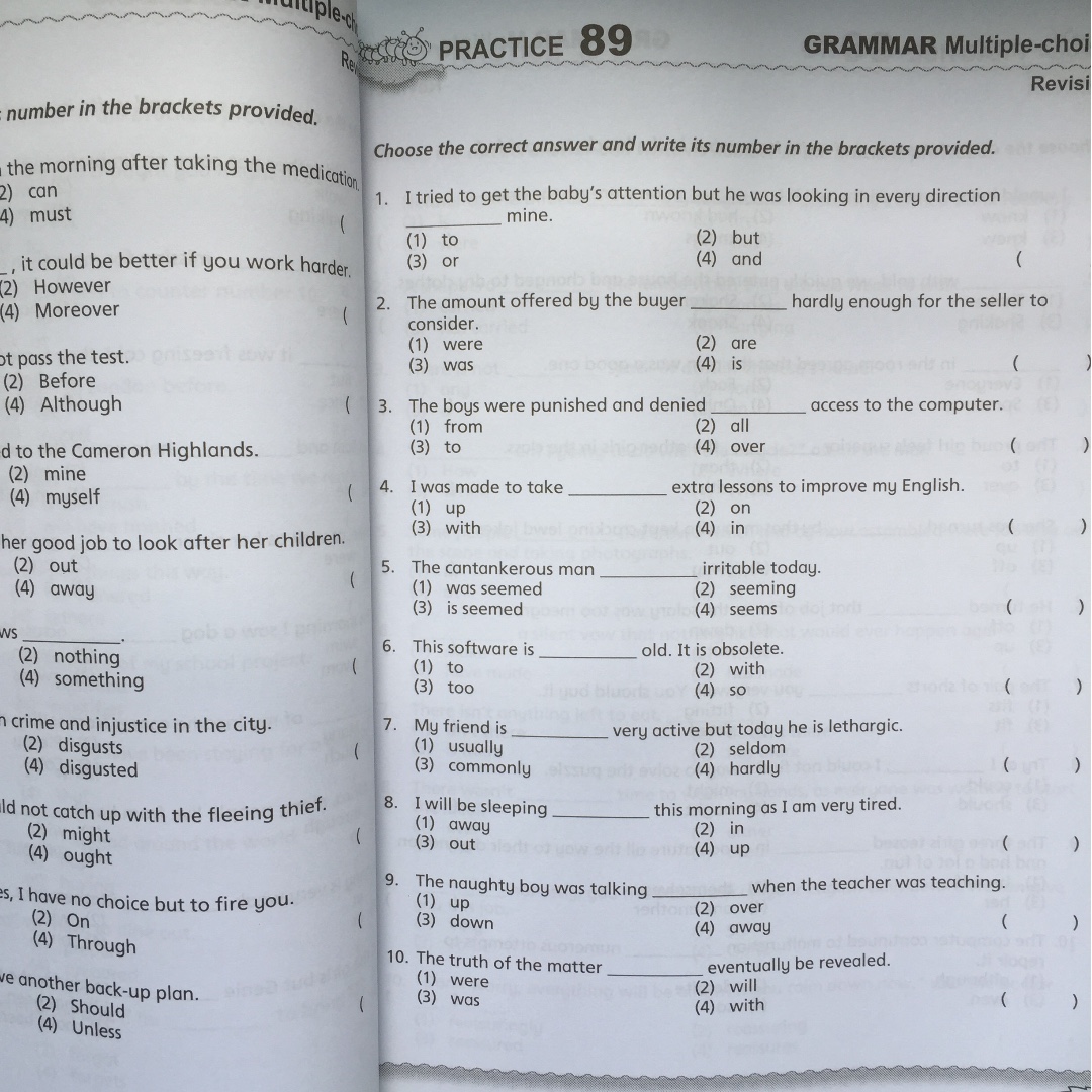 Complete Practice book for Grammar, Vocabulary, Comprehension - English ...