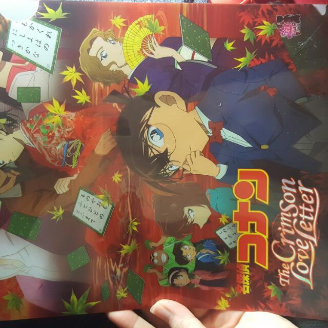 "Detective Conan-The Crimson Love Letter" Limited Edition Folder ...