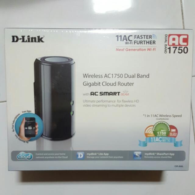 D-link DIR-868L AC1750 Dual-Band Gigabit Cloud Router Router, Computers ...