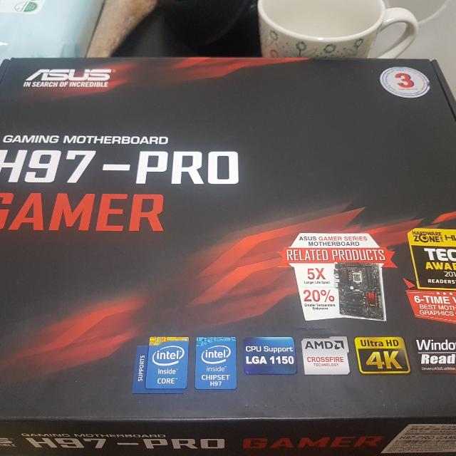 Gaming Motherboard Mobo ASUS H70 Pro Gamer, Computers & Tech, Parts & Accessories, Computer ...