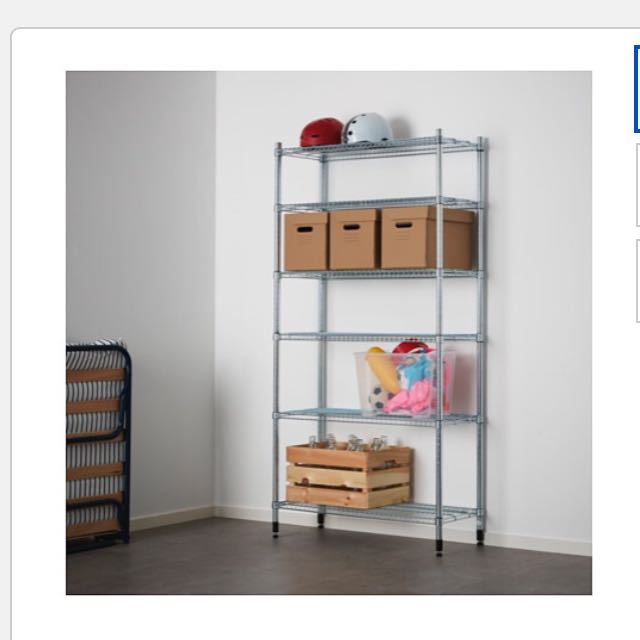 IKEA Omar shelving unit / rack, Furniture & Home Living, Furniture ...