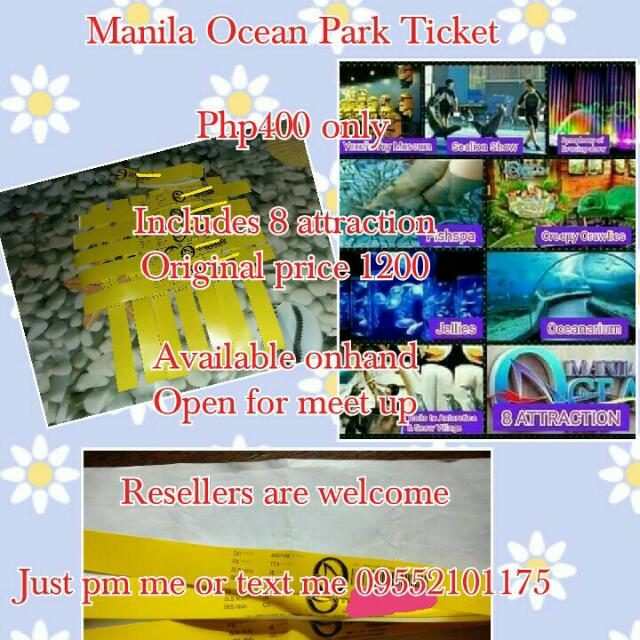 Manila Ocean Park Ticket, Tickets & Vouchers, Local Attractions ...