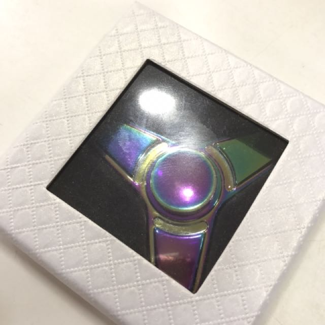 Rainbow Triangle Spinner, Hobbies & Toys, Toys & Games on Carousell