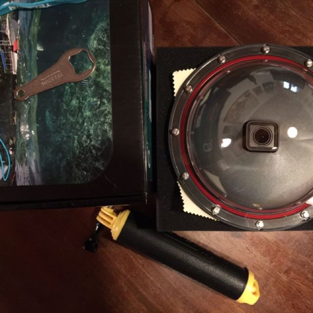 TELESIN 6" Gopro Dome Port For Gopro Hero3 ,3+ Hero 4, Photography ...