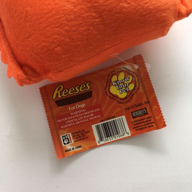 Reese's Peanut Butter Cup Dog Toy, Pet Supplies, Pet Food on Carousell