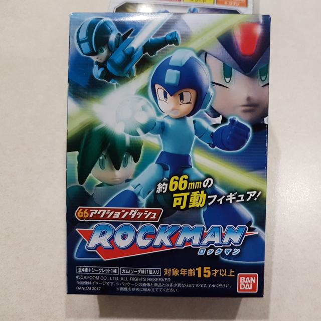 Rockman Megaman 66 Action Dash Bandai Candy Toy Set Of 4, Hobbies ...