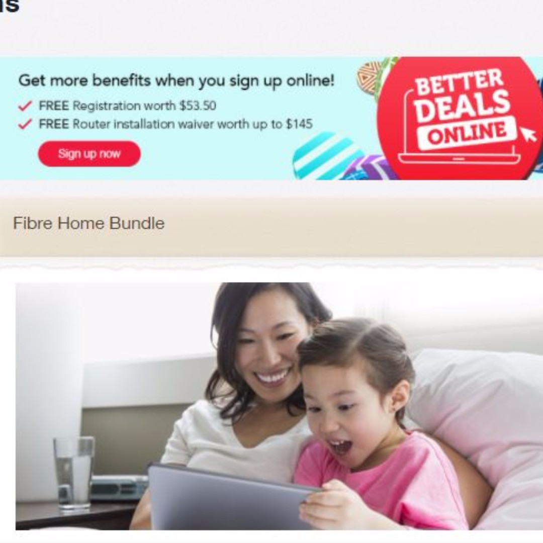 Singtel Fibre Home Bundle - 1G Fibre + Singtel TV + Home Digital Line ...