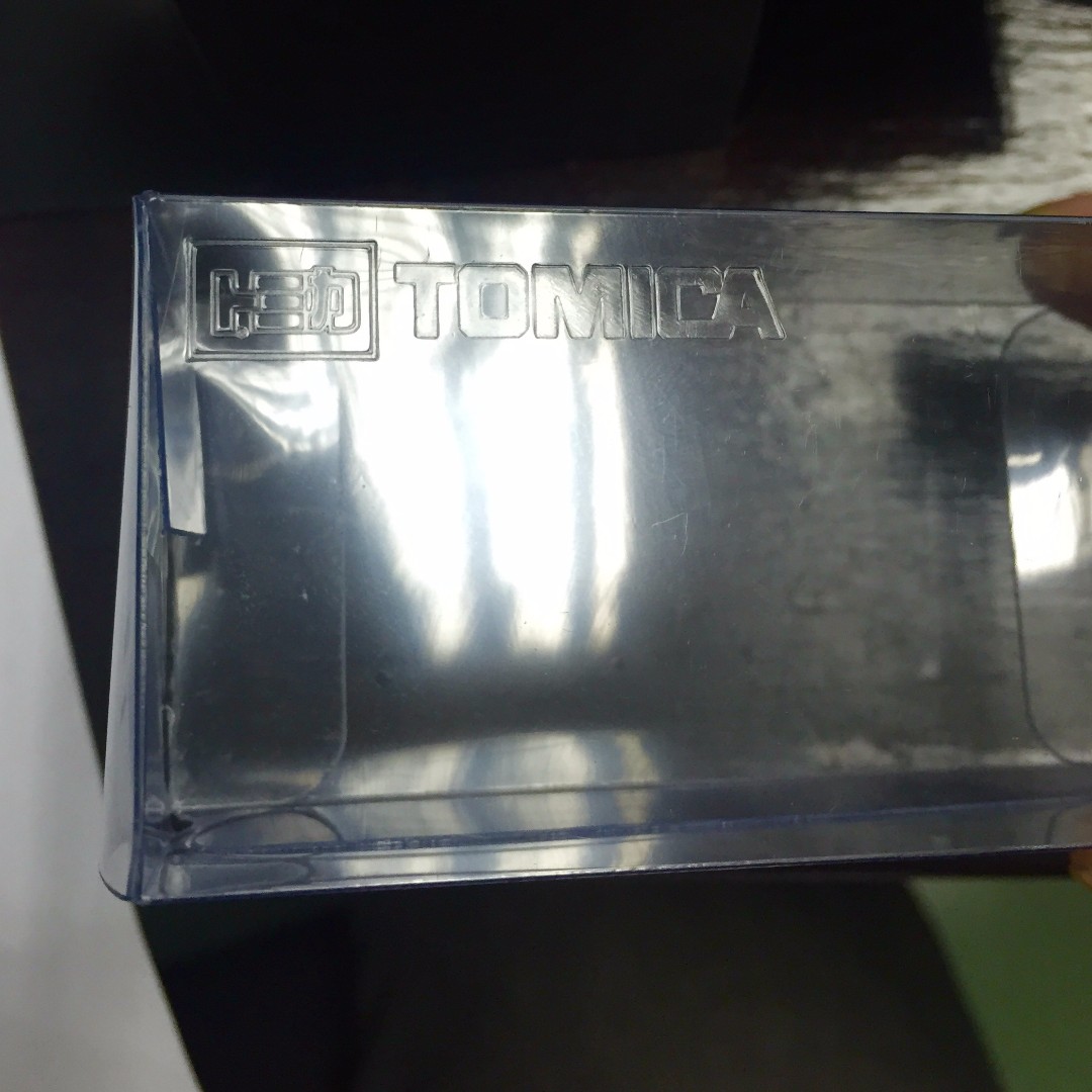 Tomica Box with amazing transparent logo, Hobbies & Toys, Toys & Games ...