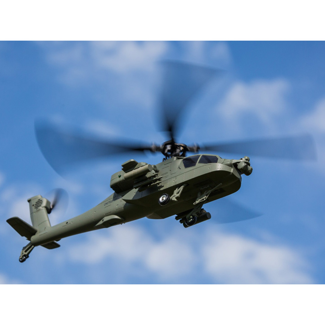 Blade Micro AH-64 Apache Intermediate Collective-Pitch Helicopter RTF ...