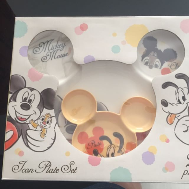 HK Disney Micky Mouse Plate, Everything Else on Carousell