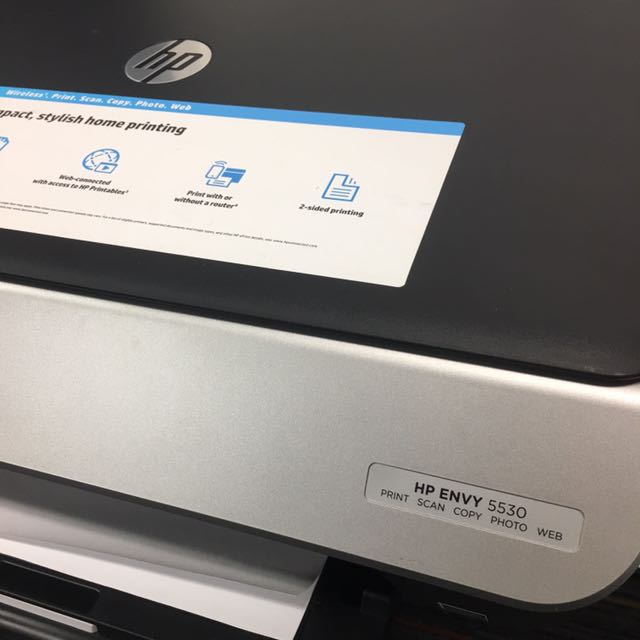 HP Envy 5530 All In One Color Printer, Scanner, Copier, Photo, Web, 電腦 ...