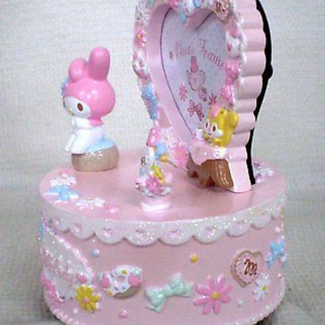 My melody Photo Flame & Music box MIB F/S SANRIO from JAPAN, 興趣及遊戲, 旅行 ...