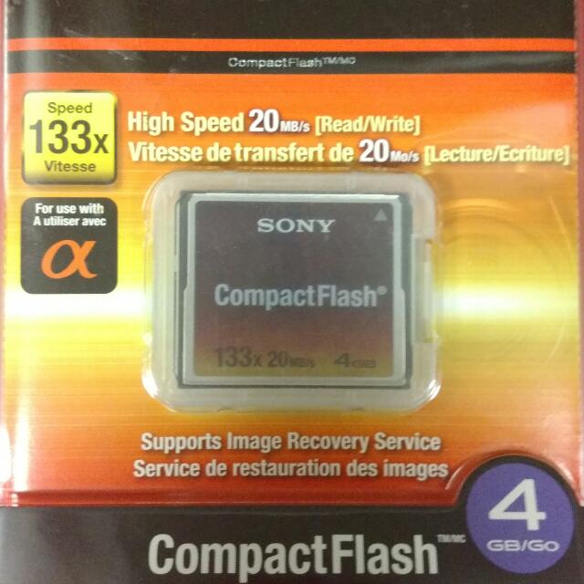 Set Of Sony Compact Flash Card, Mobile Phones & Gadgets, Mobile ...