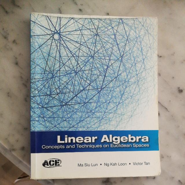 H3 MATH LINEAR ALGEBRA, Hobbies & Toys, Books & Magazines, Textbooks on Carousell