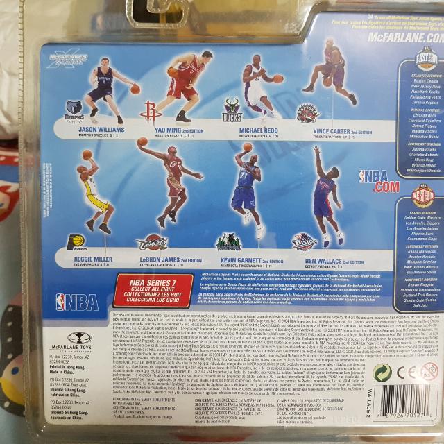 McFARLANE NBA Figure Series 7 BEN WALLACE 2nd Edition 特別版, 興趣及遊戲, 玩具 ...