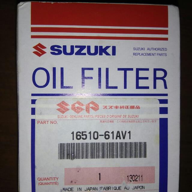 Original Suzuki Oil Filter _ Made In Japan, Car Accessories ...